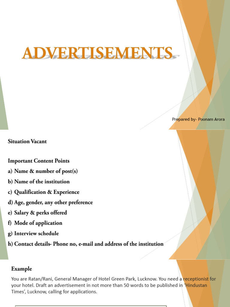 Advertisements Part 2 | PDF