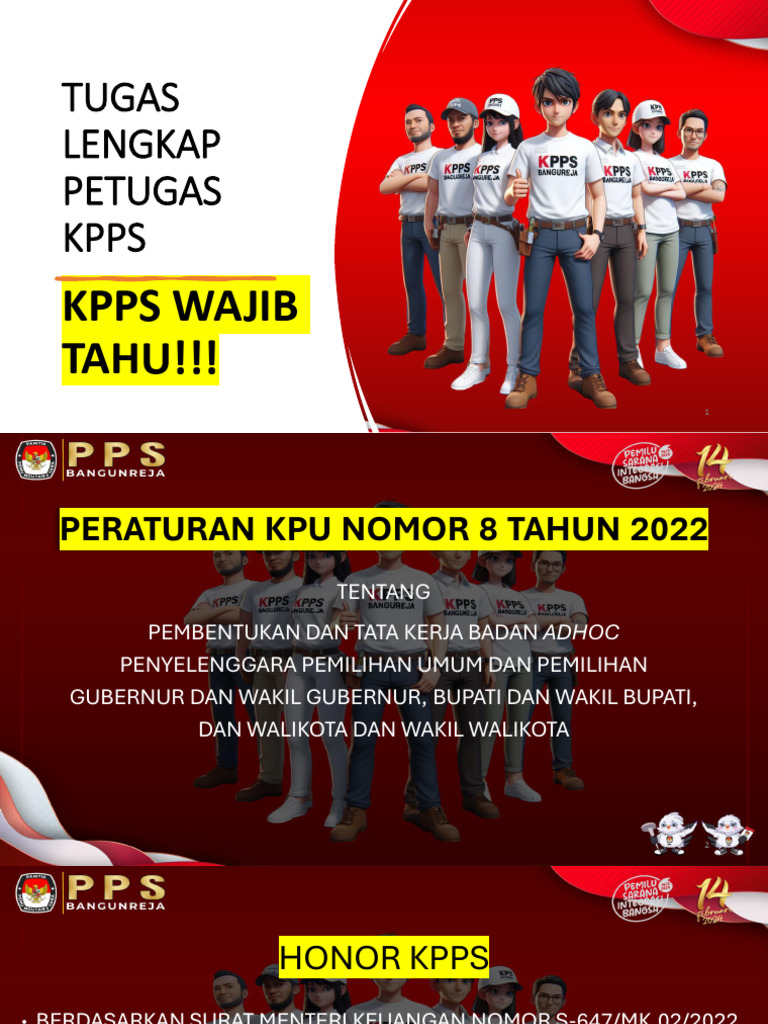 Tugas KPPS Lengkap | PDF