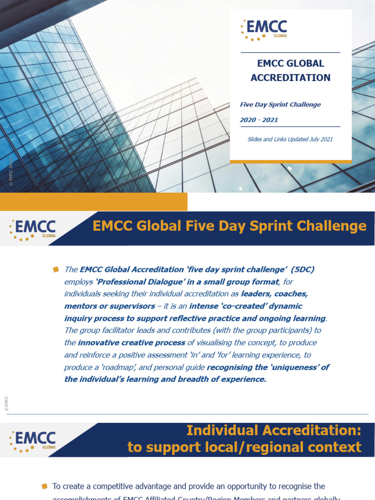 EMCC Global Accreditation Guide | PDF | Mentorship | Professional ...