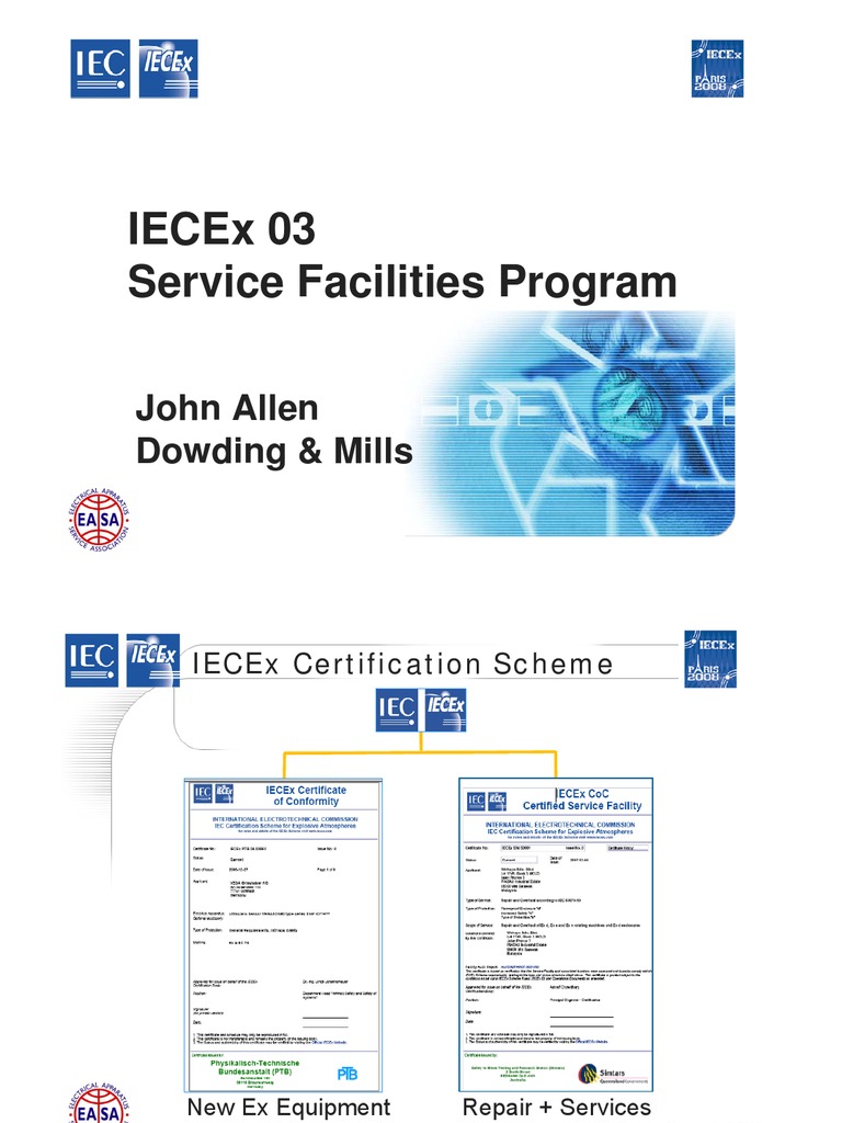 John - Allen - IECEx 03 Service Facility Scheme | PDF | Iso 9000 ...