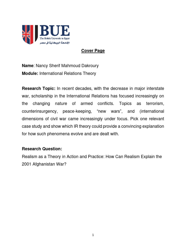 Realism As A Theory in Action and Practice: How Can Realism Explain The ...