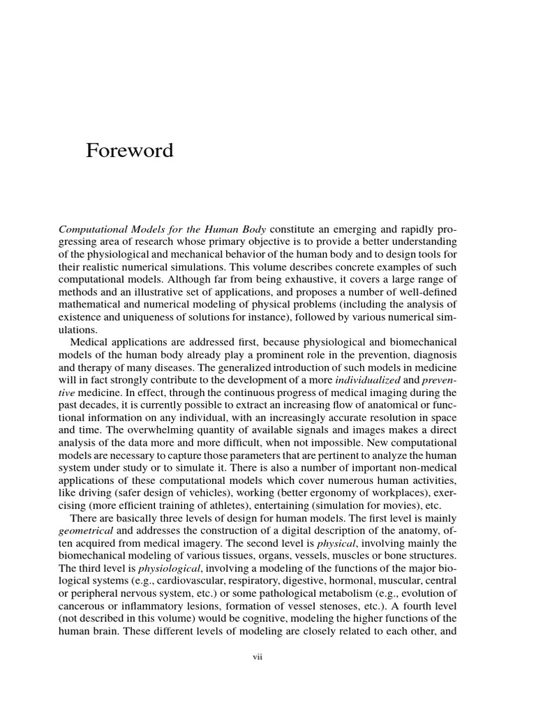 Foreword | PDF | Simulation | Computer Simulation