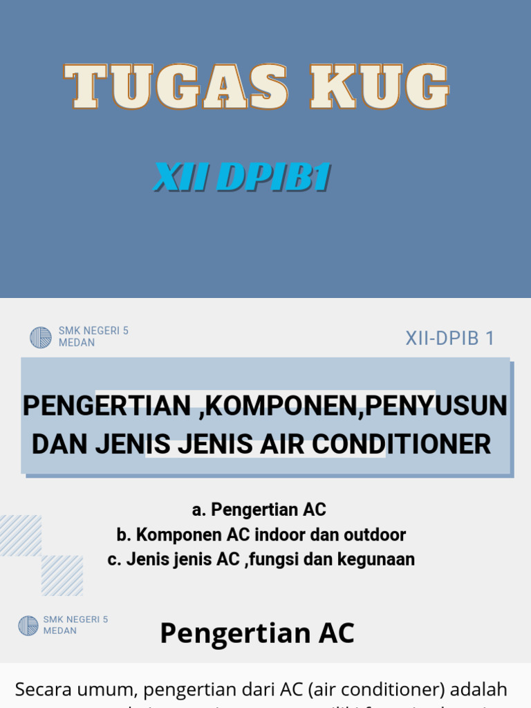 Komponen Ac Dan Jenis2 Ac | PDF | Teknologi & Rekayasa