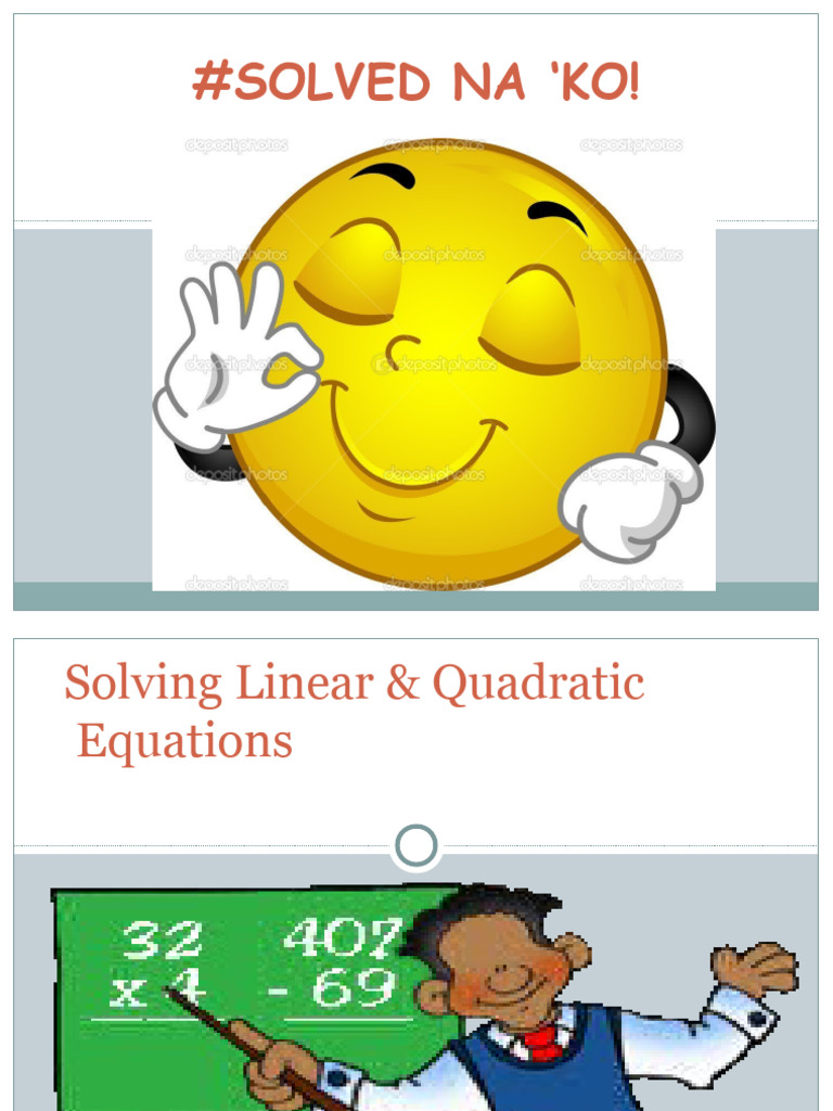 Quadratic | PDF | Equations | Variable (Mathematics) Quadratic | PDF | Equations | Variable (Mathematics)