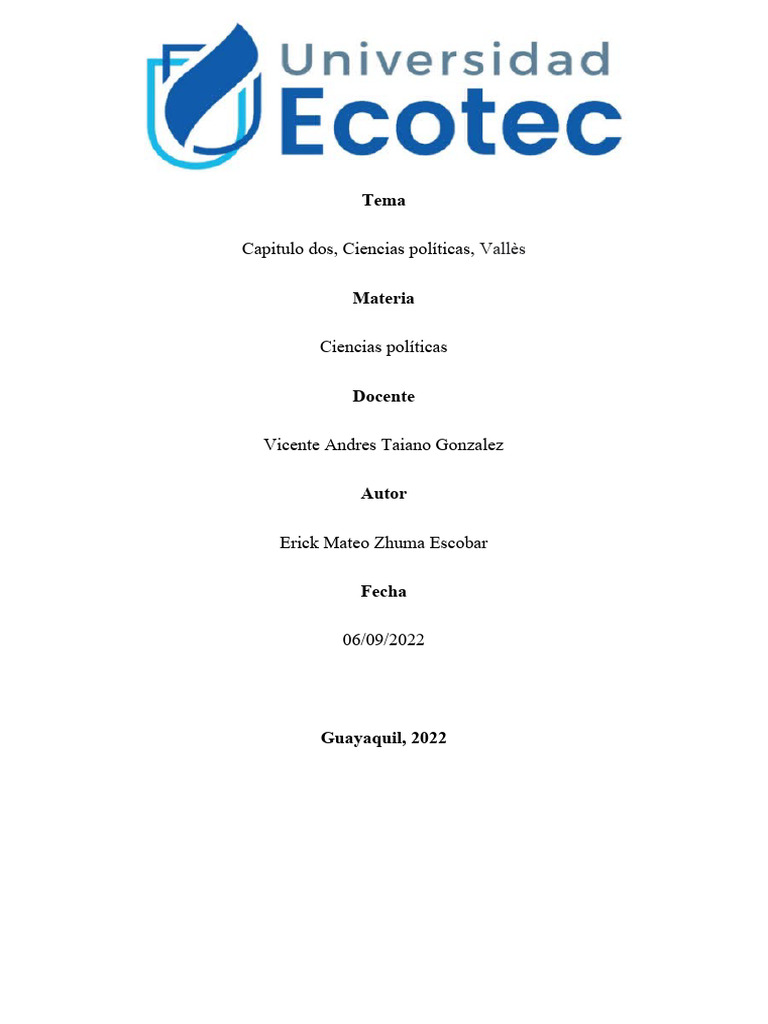 Capitulo 2 Valles | PDF | Fuerza | Legitimidad (política)