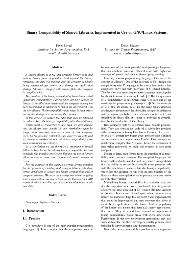 02 Paper | PDF | Library (Computing) | C++