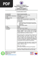 NLC Sample Class Program and Schedule | PDF