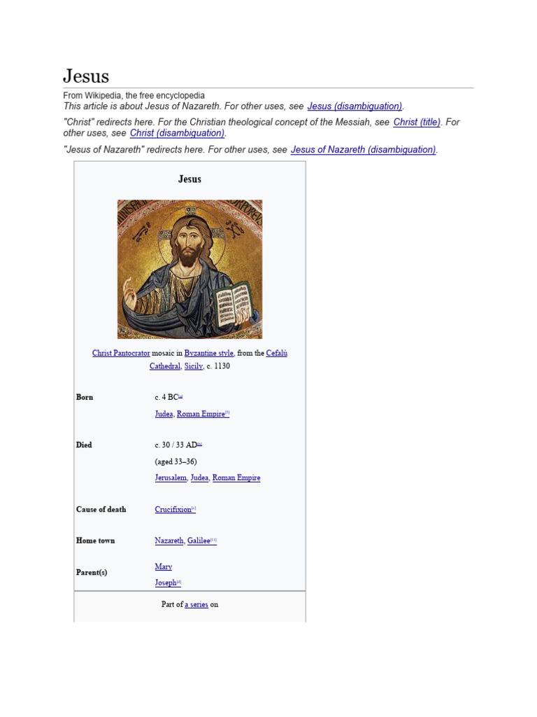 Jesus | PDF | Jesus | Resurrection Of Jesus