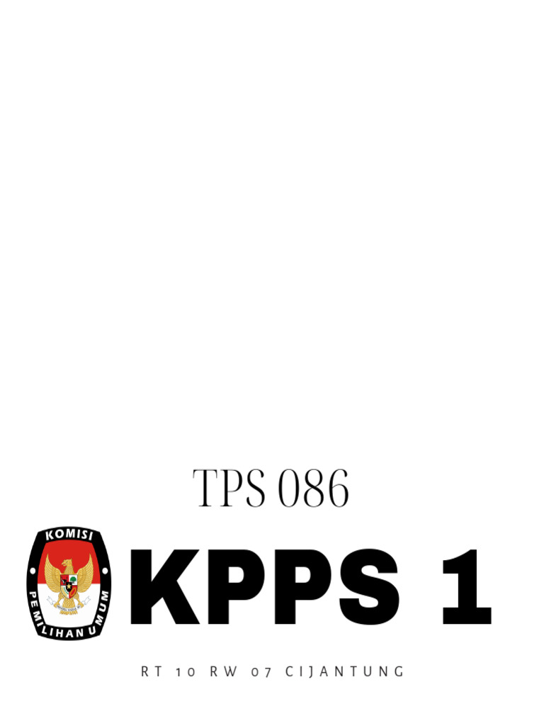 Nama Meja KPPS | PDF
