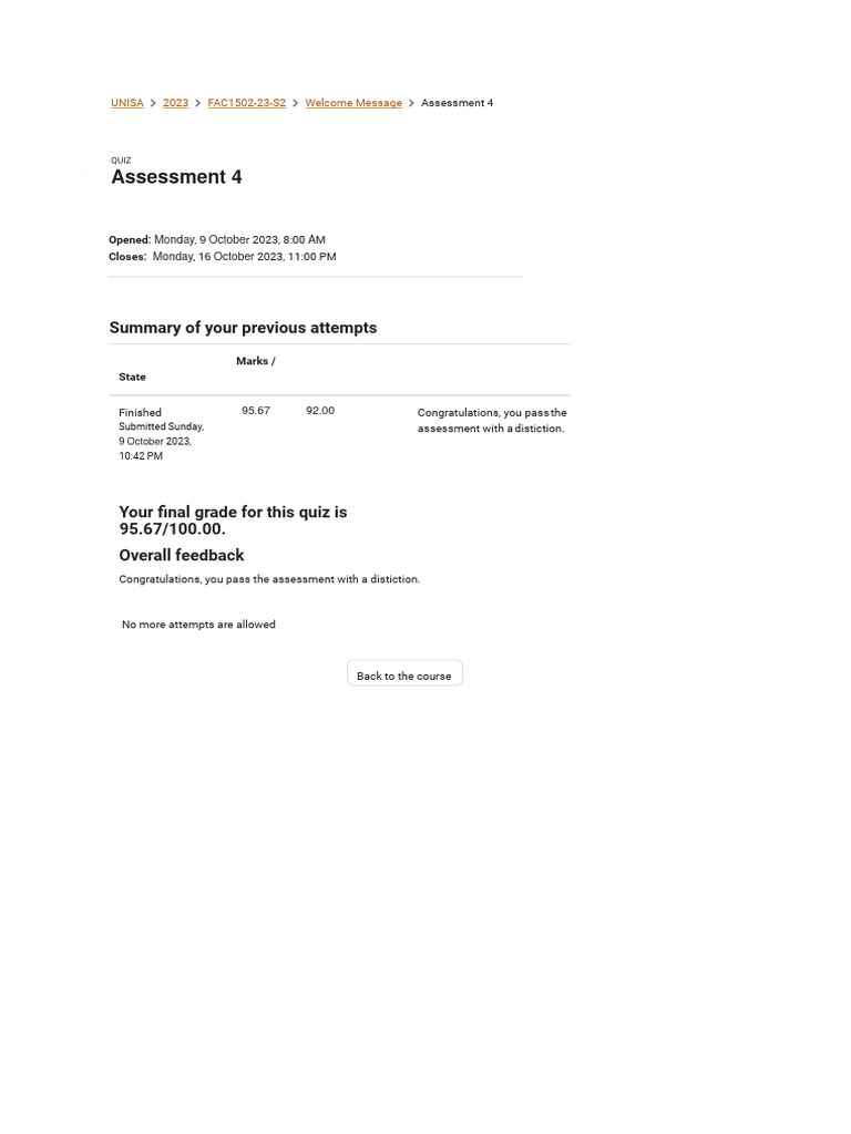 FAC1502 Assignment 4 Semester 2 2023 | PDF | Debits And Credits ...