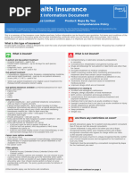 Bupa Cash Plan Benefits Overview | PDF | Patient | Psychotherapy