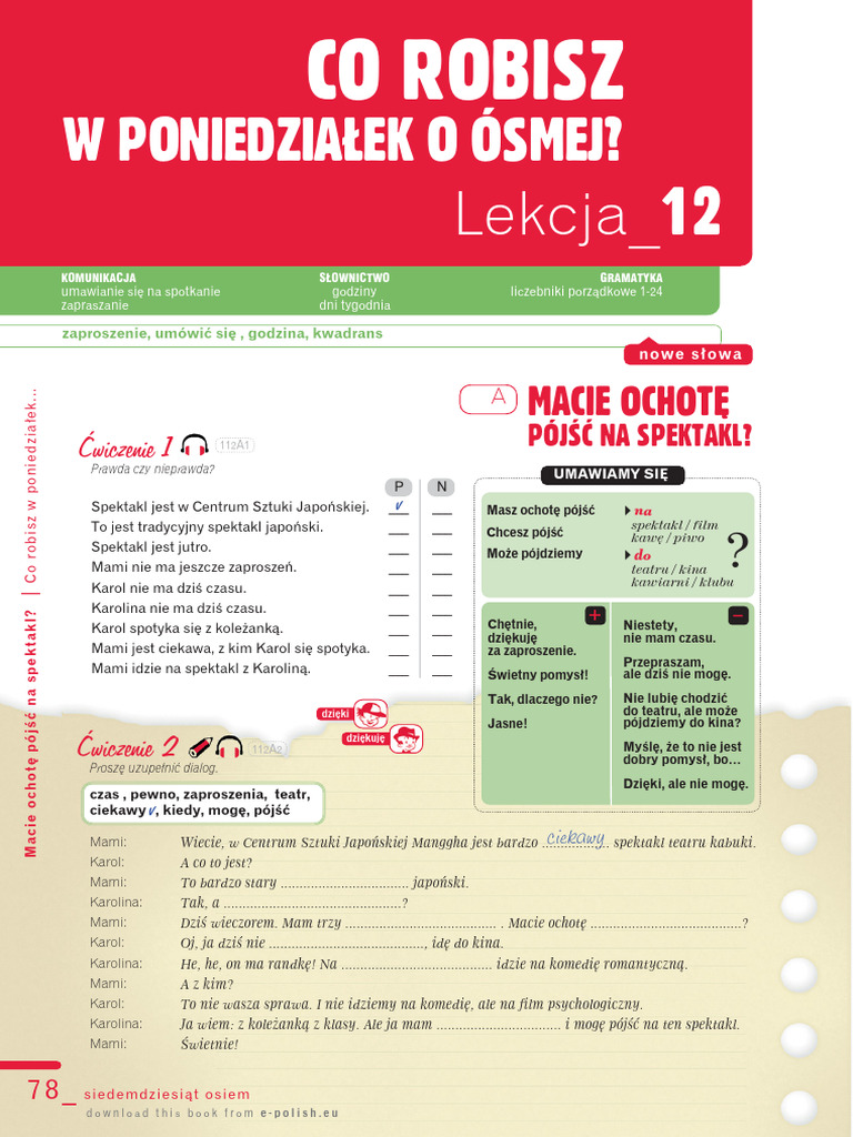 Lekcja 12 | PDF