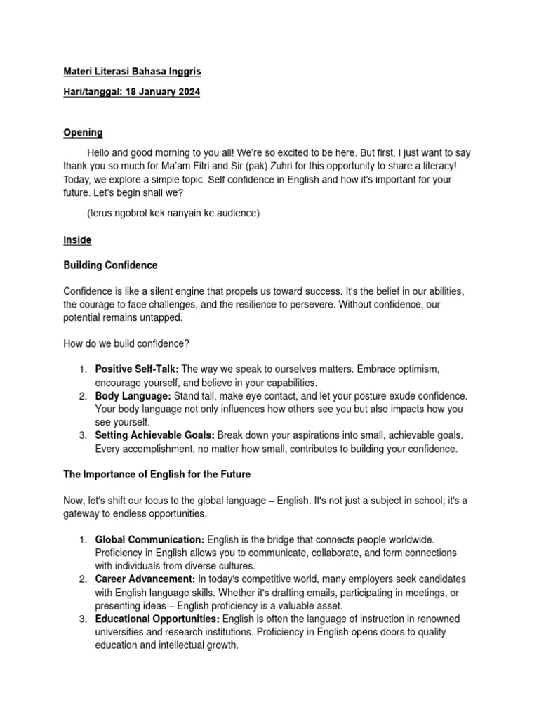 Materi Literasi Bahasa Inggris Pdf Behavior Modification Psychology