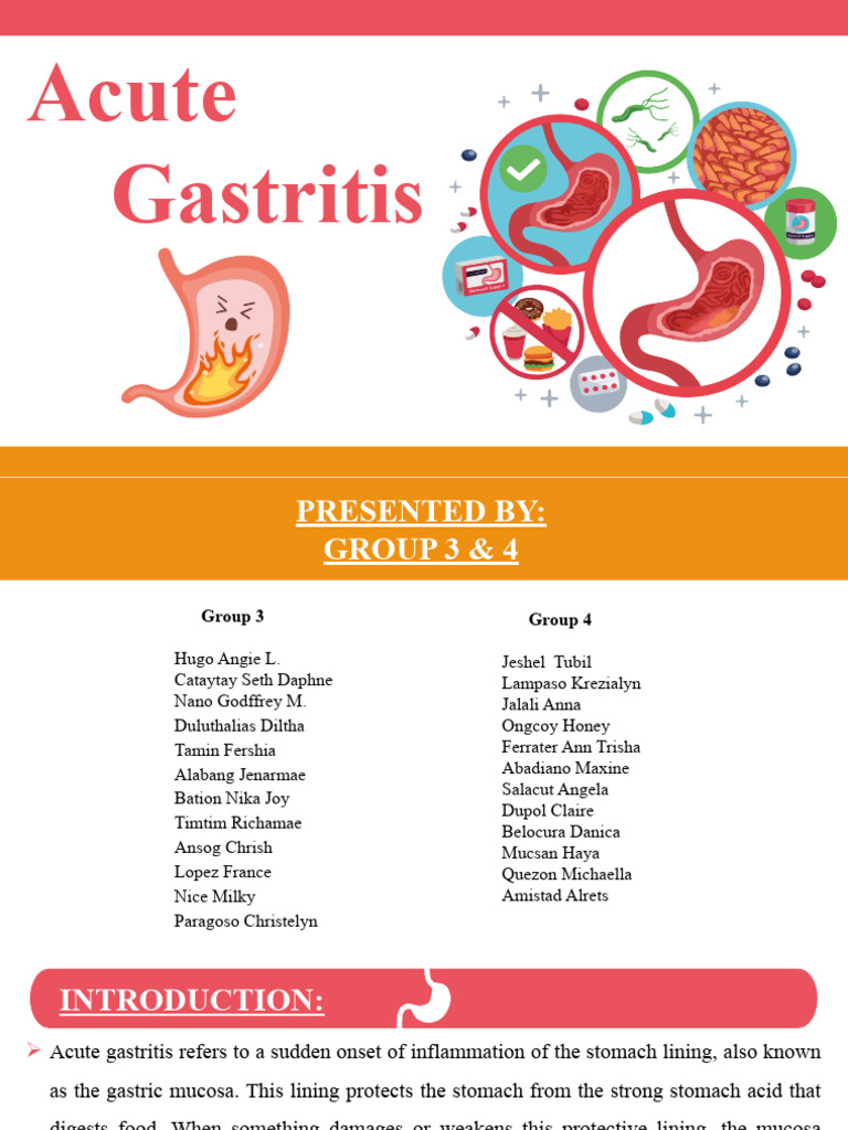 Gastritis Plantilla PowerPoint (PINAKAFINAL!!!!) | PDF | Stomach ...