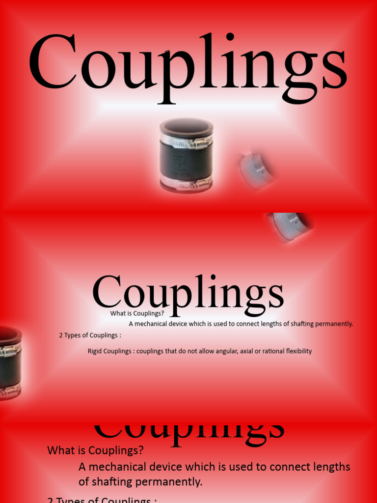 Types and Analysis of Couplings | PDF