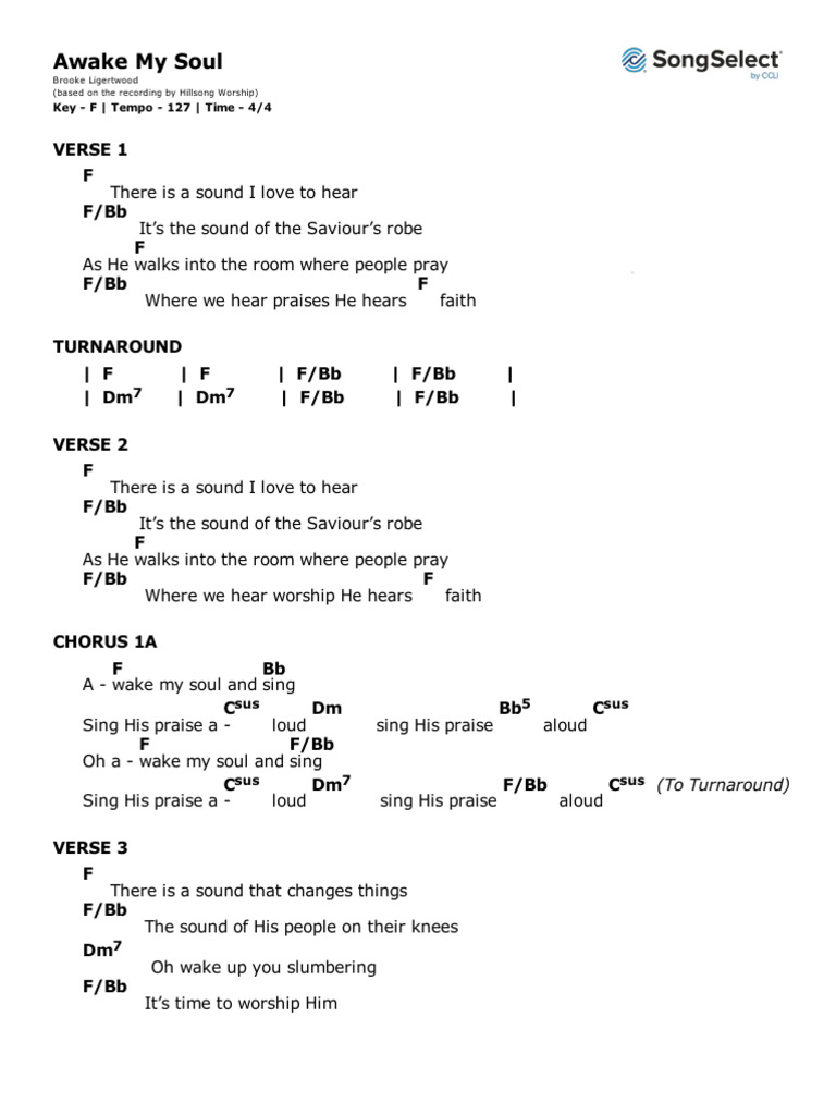 awake-my-soul-F | PDF | Songs | Christian Music