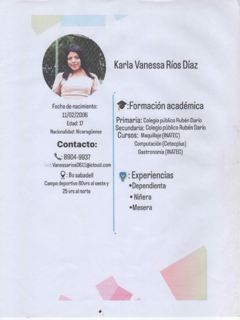 CV - Karla Rios | PDF