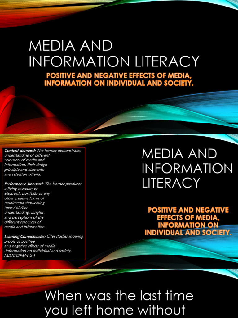 2.1 Positive and Negative Effects of Media Information | PDF