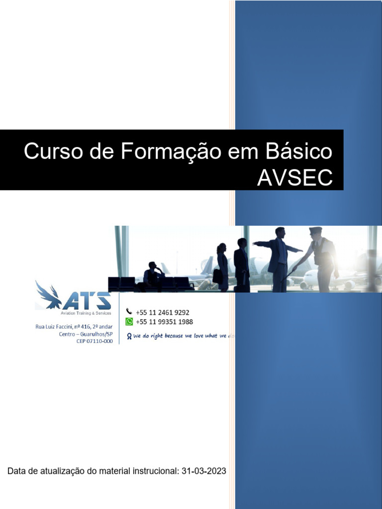 Apostila Básico AVSEC - Formação Versão 31-03-2023 - Cópia | PDF ...