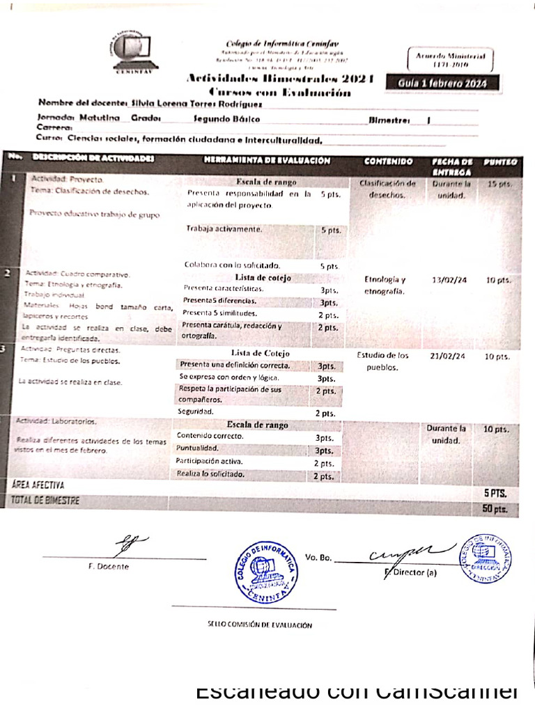 Gu-A 1 Sociales Segundo Basico | PDF