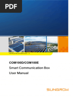 COM100D/COM100E Smart Communication Box User Manual | PDF | Computer ...