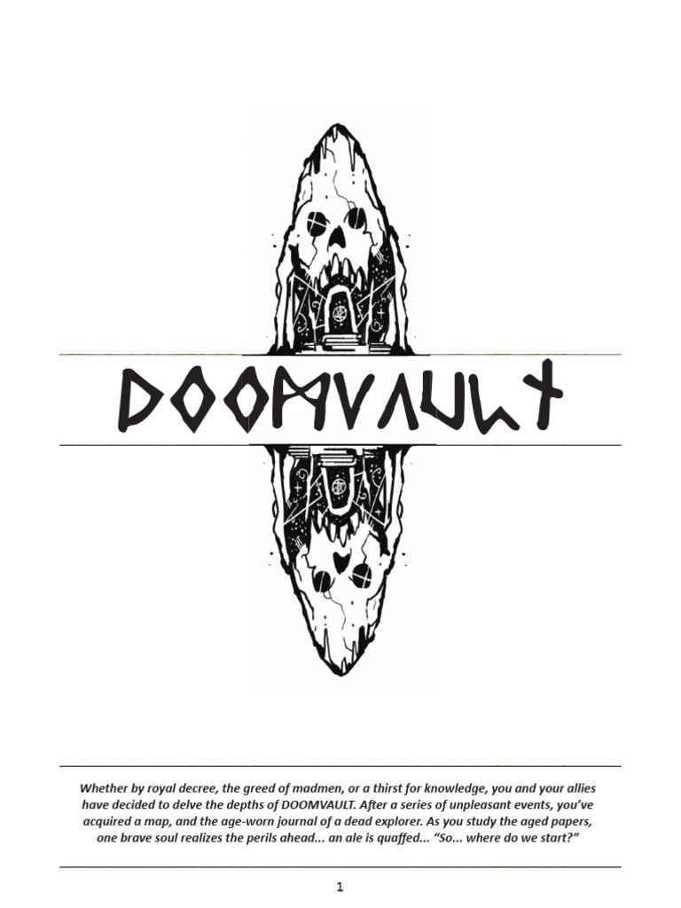 ICRPG Doomvault Guide | PDF | Dwarf (Dungeons & Dragons) | Fungus