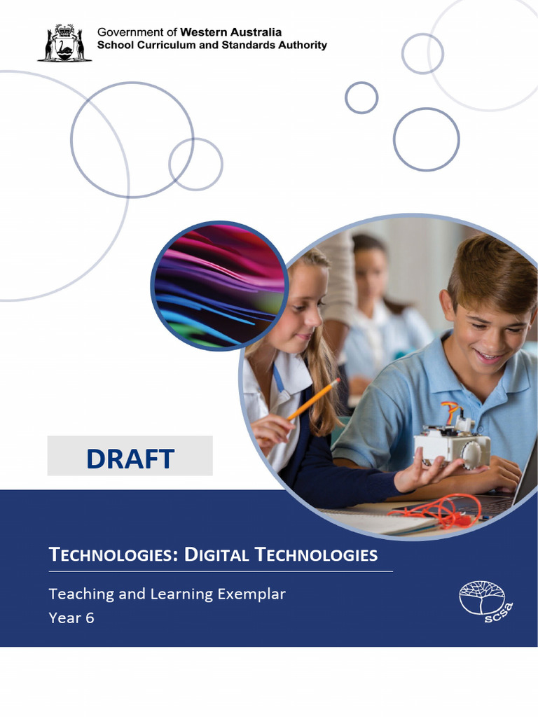 Technologies Digital Technologies Year 6 Teaching and Learning Exemplar ...