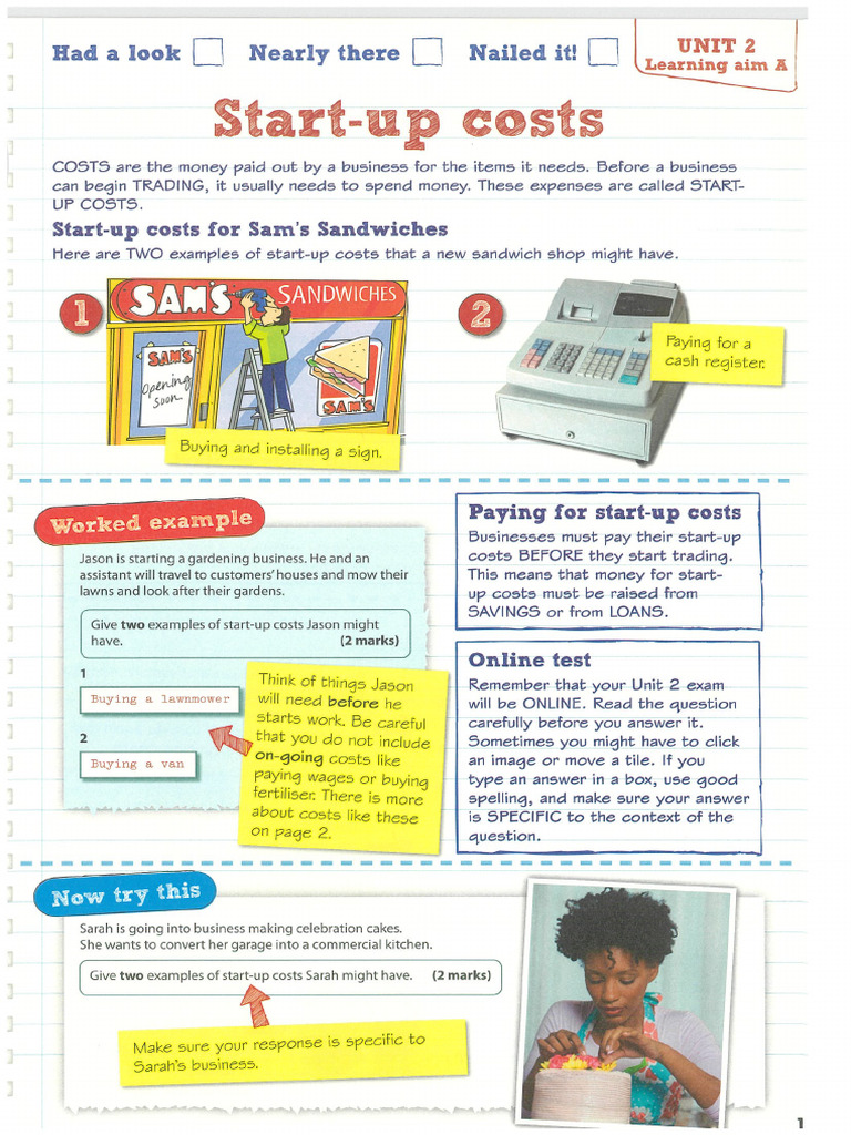 Unit 2 Level 2 Revision Guide | PDF