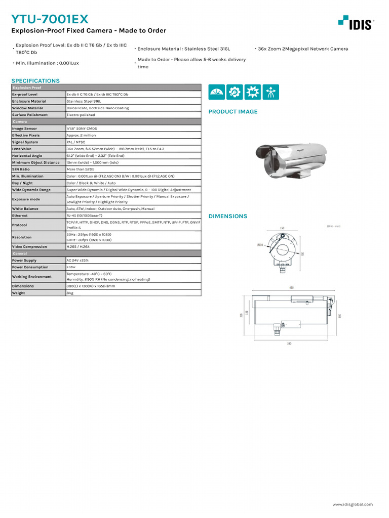 Brochure YTU-7001EX | PDF