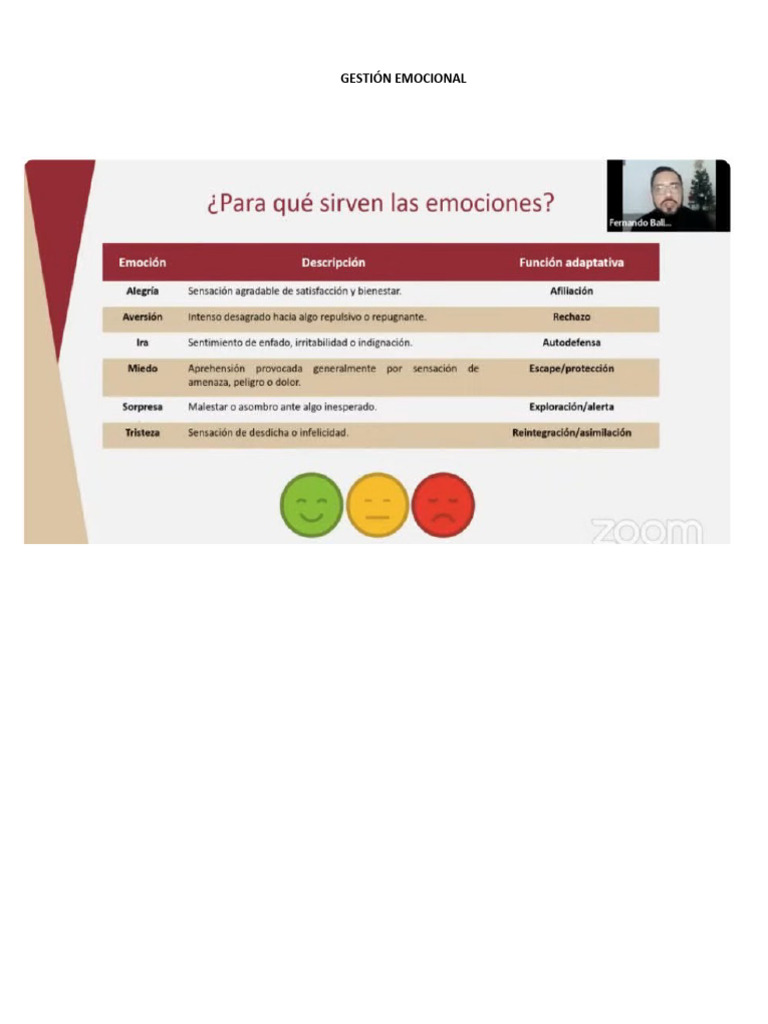 Gestión Emocional | PDF