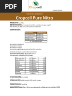 Ficha Tecnica Nitro Xtend XP K S | PDF | Fertilizante | Nutrientes