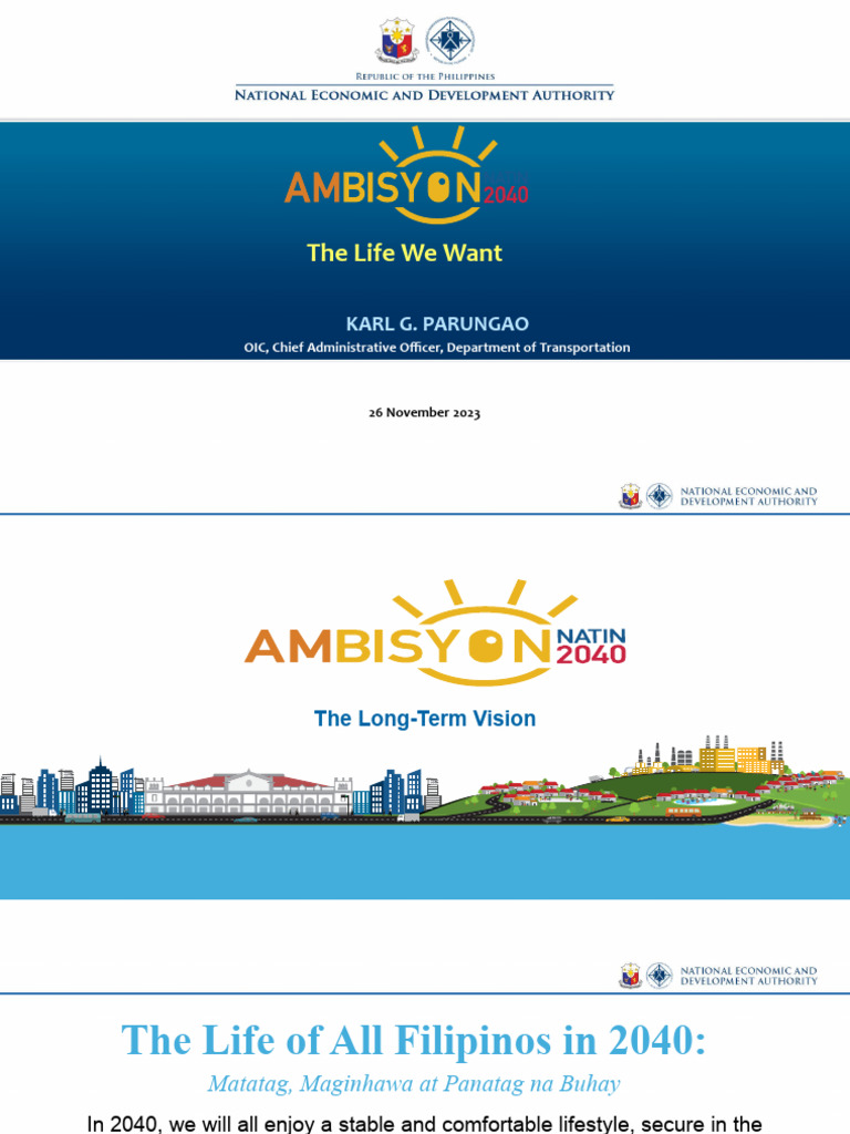 Vision 2040: A Prosperous Philippines | PDF | Asia | Poverty