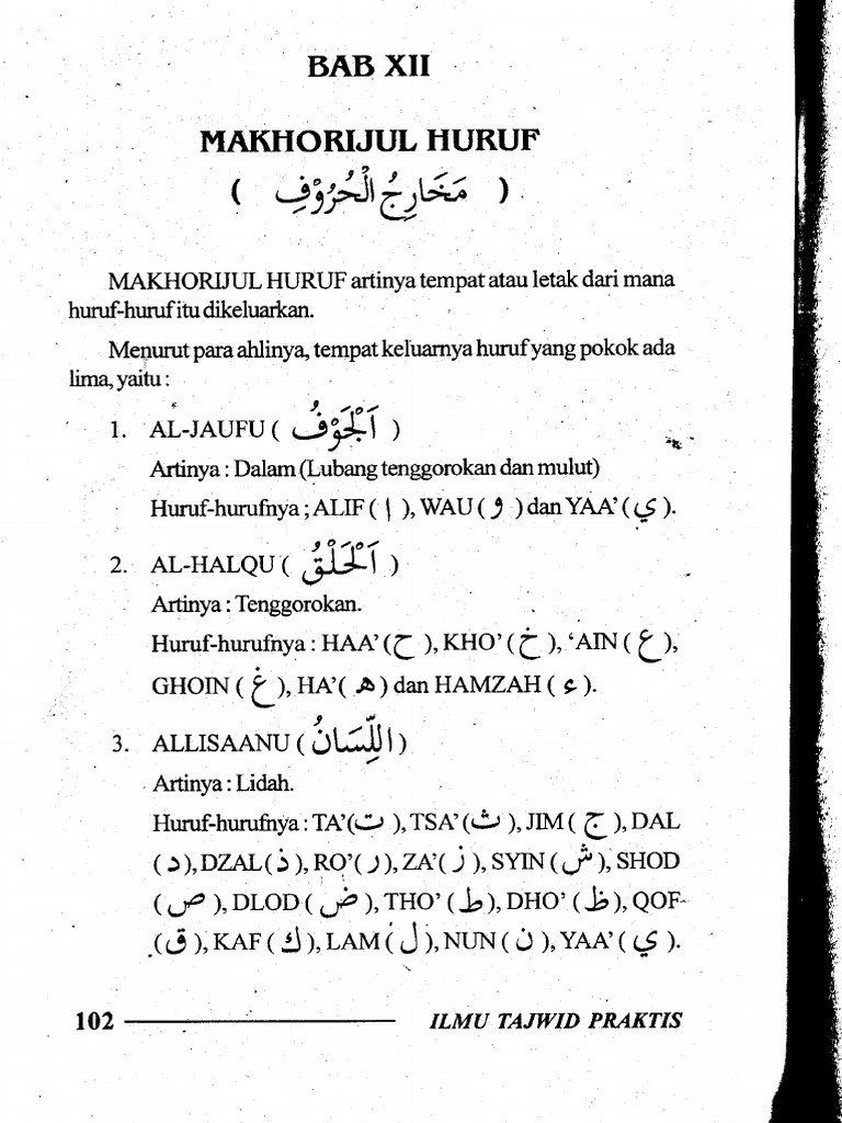 Ilmu Tajwid Lengkap-103-113 | PDF