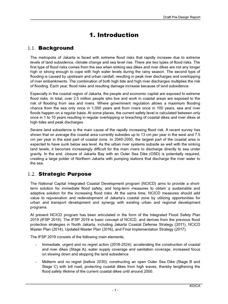 Introduction-Final | PDF | Flood | Sea Level Rise