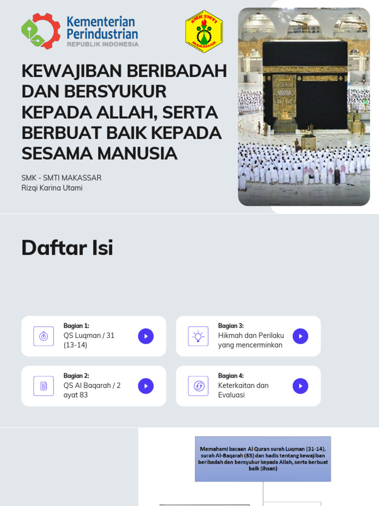 Kewajiban Ibadah dan Bersyukur kepada Allah | PDF