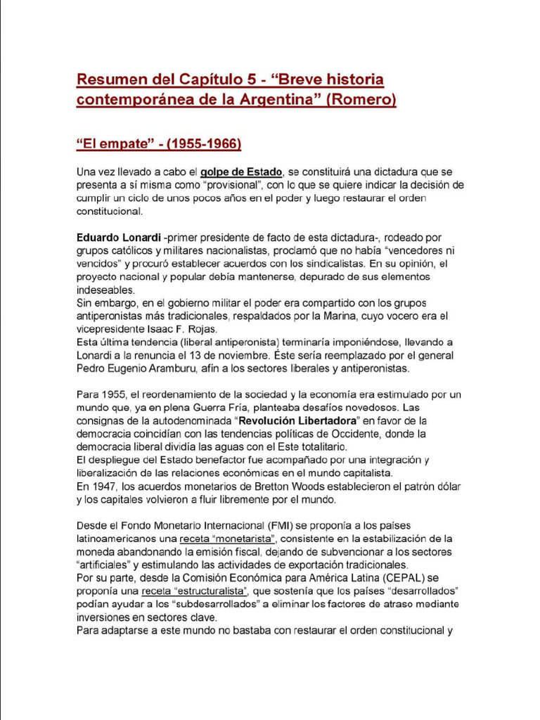 Resumen Del Capitulo 5 | PDF