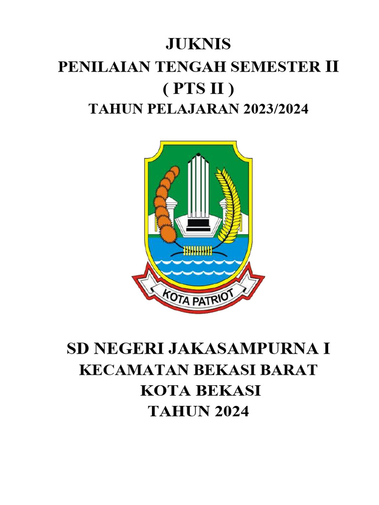 Juknis PTS 2 TH 2023-2024 | PDF