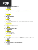 Microbiology MCQ Questions | PDF | Bacteria | Gram Negative Bacteria