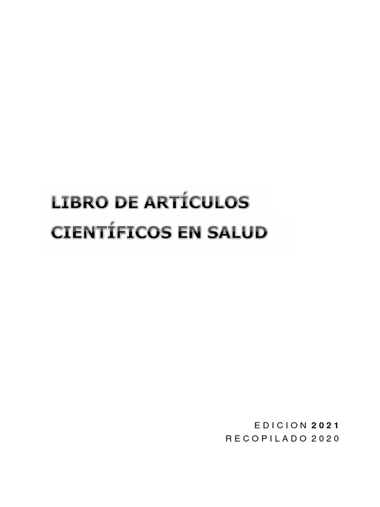 Libro Articulos Cientificos 2020 | PDF | Conocimiento | Desarrollo ...