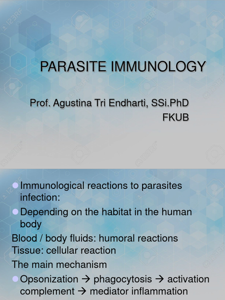 Respons Imun Pada Infeksi Parasit | PDF | Immune System | T Helper Cell