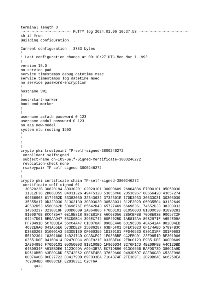 Putty | PDF | Internet Architecture | Internet Standards