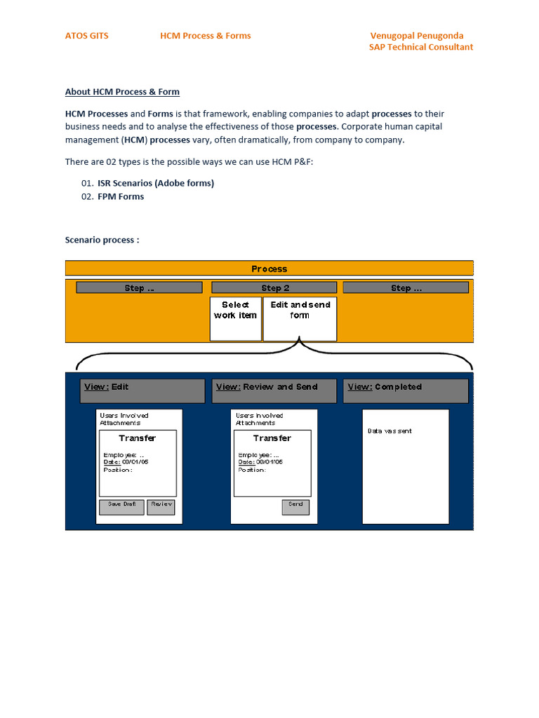 HCM Process and Forms | PDF | Information Technology Management | Software Development
