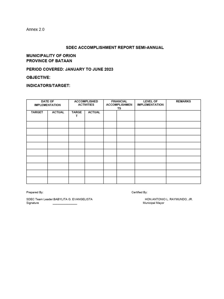 Sdec Form 2 | PDF