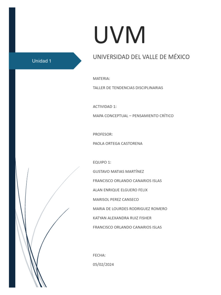 A1 - Mapa Conceptual-Pensamineto Critico | PDF | Pensamiento crítico | Pensamiento
