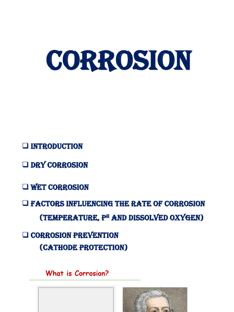 Corrosion Total Chapter | PDF | Corrosion | Electrochemistry