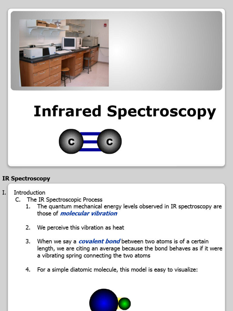 Understanding IR Spectroscopy Principles | PDF | Infrared Spectroscopy ...