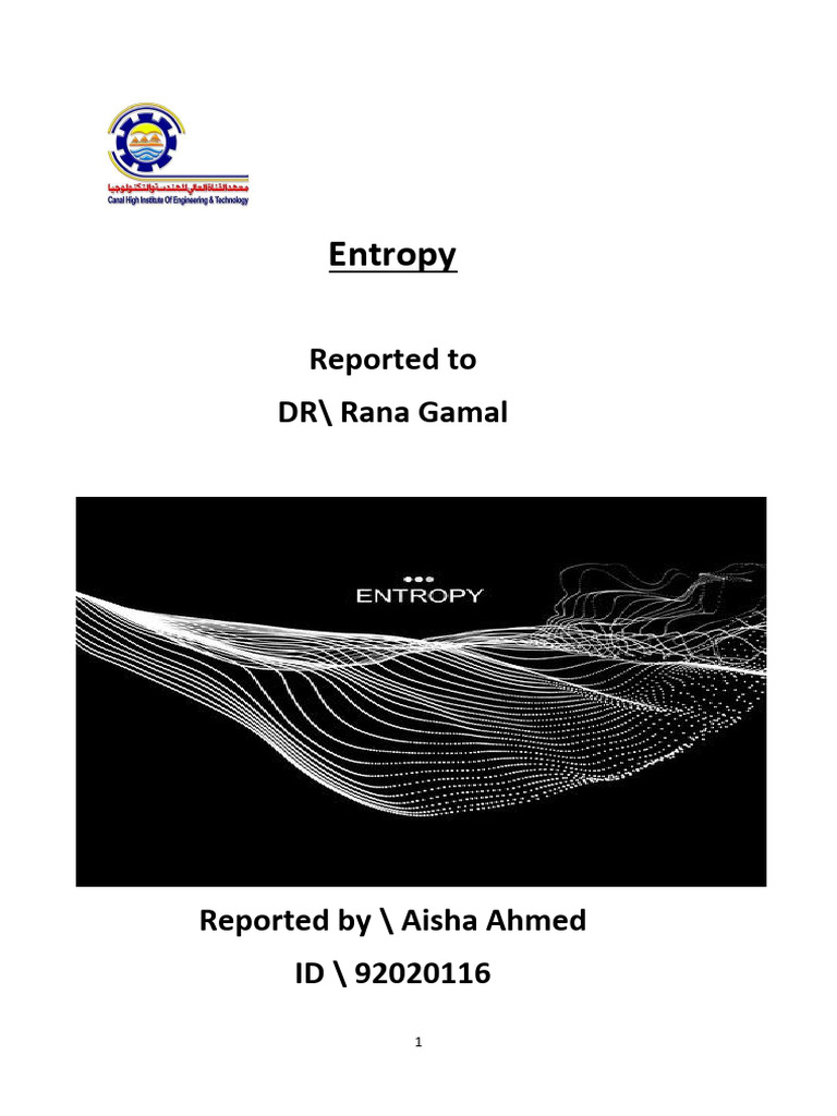 Entropy | PDF | Entropy | Heat