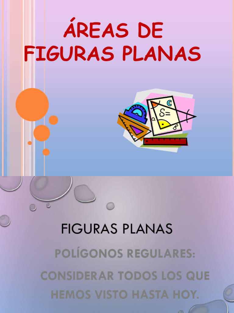 Áreas de Figuras Planas y Polígonos | PDF | Métodos y materiales de ...