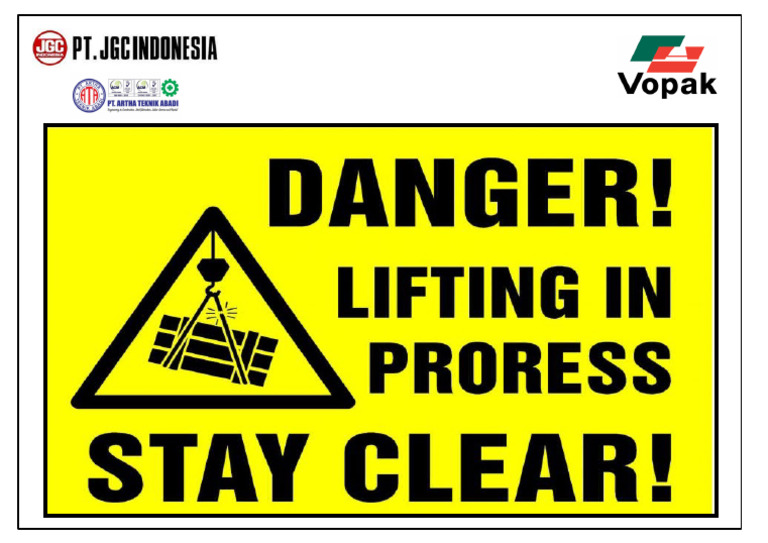 Danger Lifting | PDF