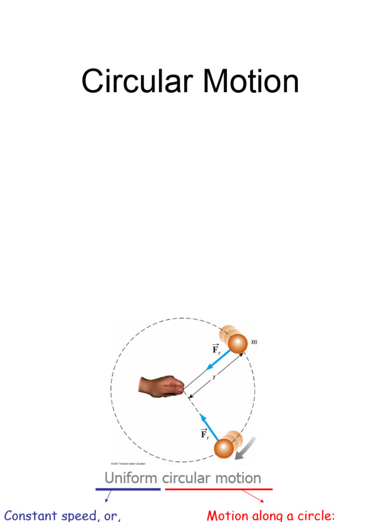 Circular Motion | PDF | Acceleration | Space